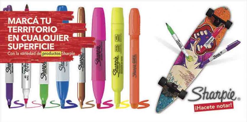 Sharpie marcadores, Argentina, Plotteo, Visual merchandising